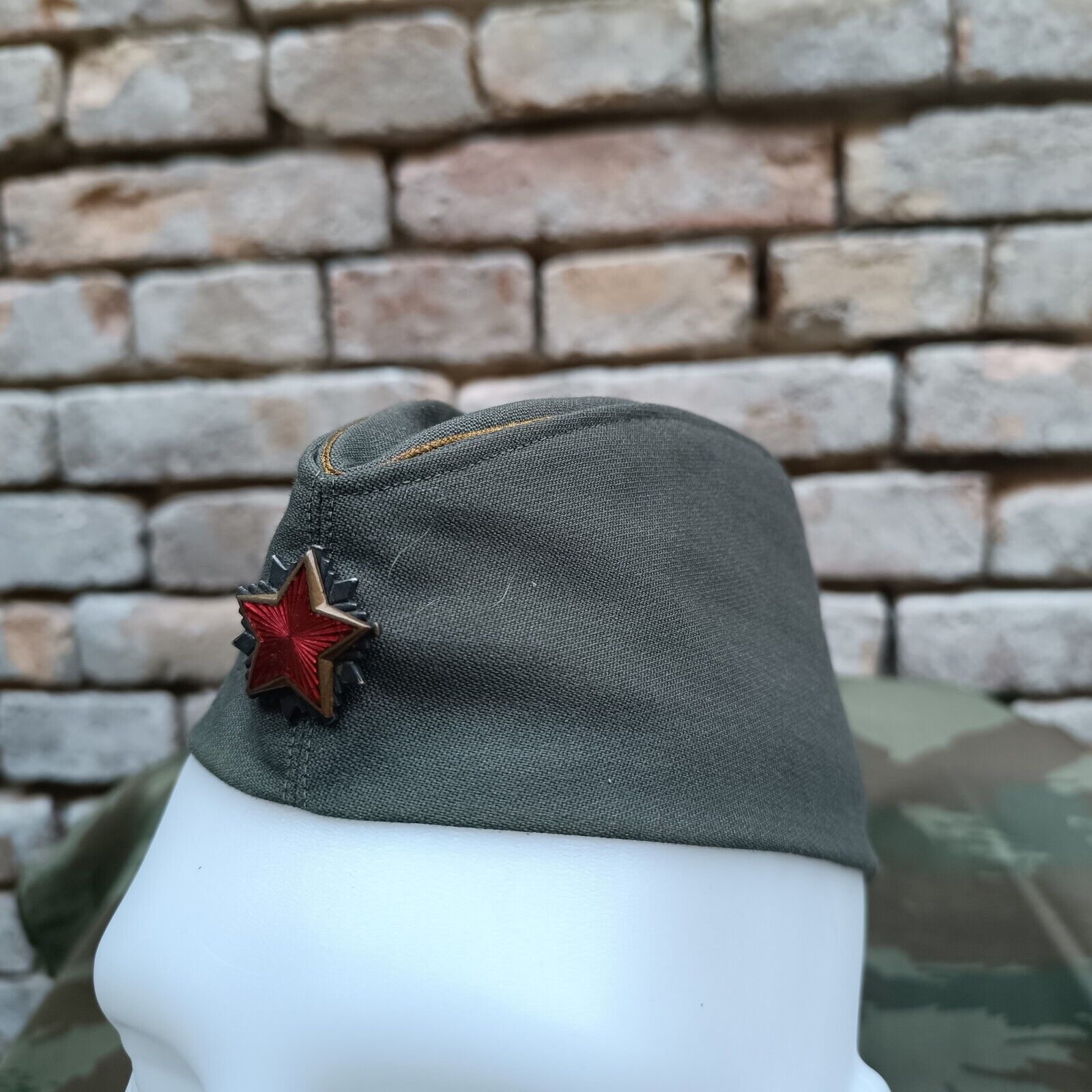 JNA Socialist Yugoslavia 1960's Officer titovka – pilotka – with red ...